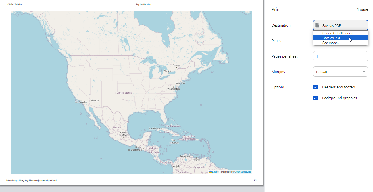 Leaflet Broswer Print – GIS Tutorials